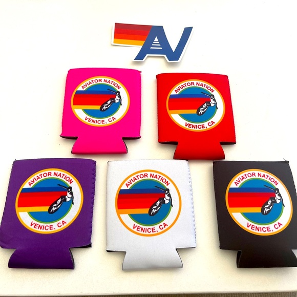 Aviator Nation | Other | New Bundle Of 5 Aviator Nation Koozies And ...